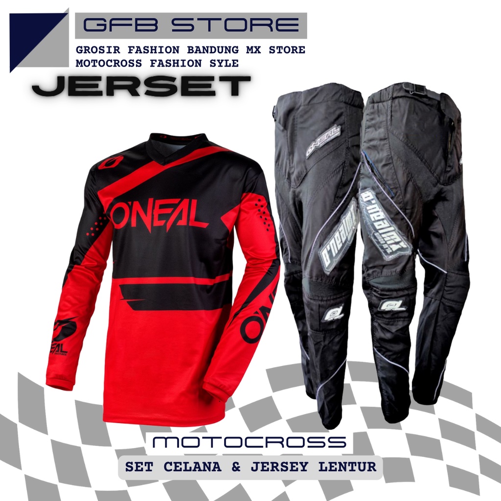 ชุดเจอร์ซีย์ กางเกงวิบาก trail Antemt Motorcycle cross trabas | Shopee ...