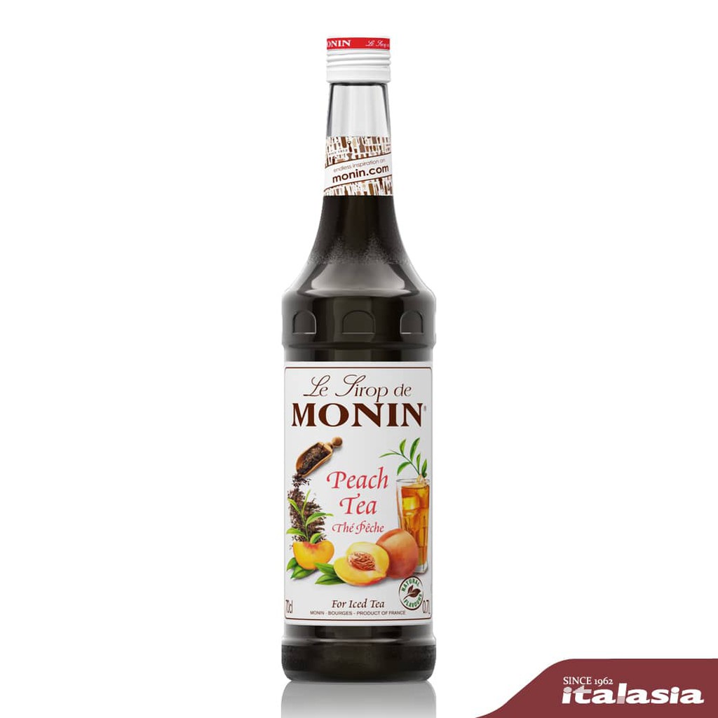 MONIN Peach Tea Syrup 700 ML. | โมนิน พีช ที ไซรัป 700 มล. | Shopee ...