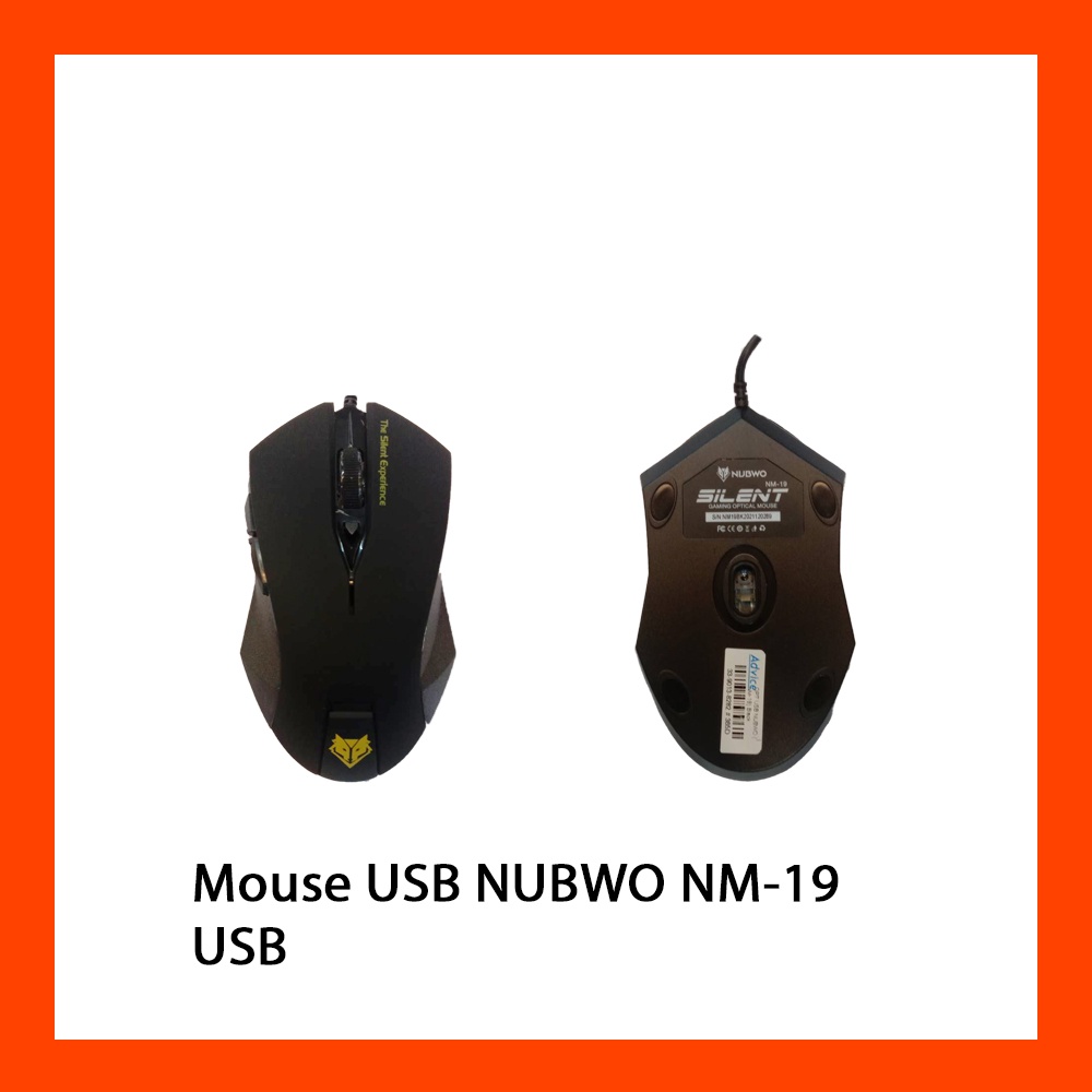 Mouse USB NUBWO NM-19 Black | Shopee Thailand