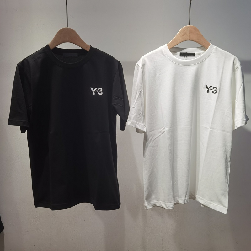 Y-3 ใหม่ Y3 เสื้อยืดแขนสั้น ทรงหลวม พิมพ์ลายตัวอักษร Yohji Yamamoto ...