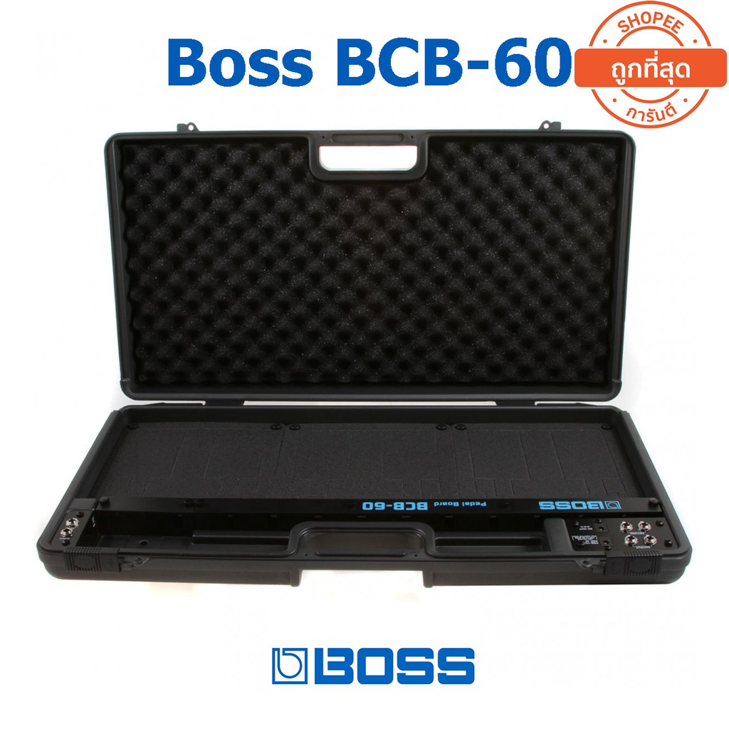 Boss BCB-60 Deluxe Pedal Board and Case กล่องใส่เอฟเฟคก้อนและมัลติของแท้ สำหรับนักกีต้าร์มือ ...