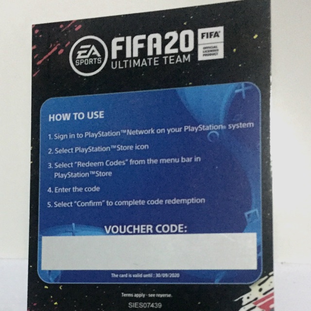 Fifa 2020 voucher code (เฉพาะโค้ด) | Shopee Thailand