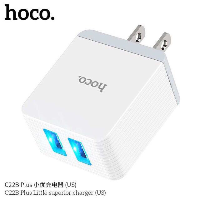 Hocoของแท้100%รุ่น C22B Plus ที่ชาร์จไฟ 5A 2USB | Shopee Thailand