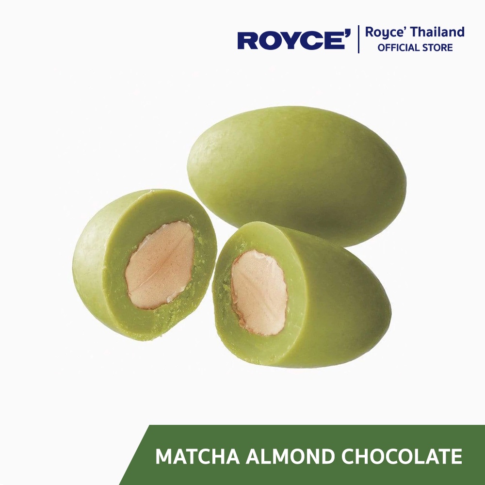 ROYCE' Matcha Almond Chocolate มัทฉะ อัลมอนต์ ช็อกโกแลต | Shopee Thailand
