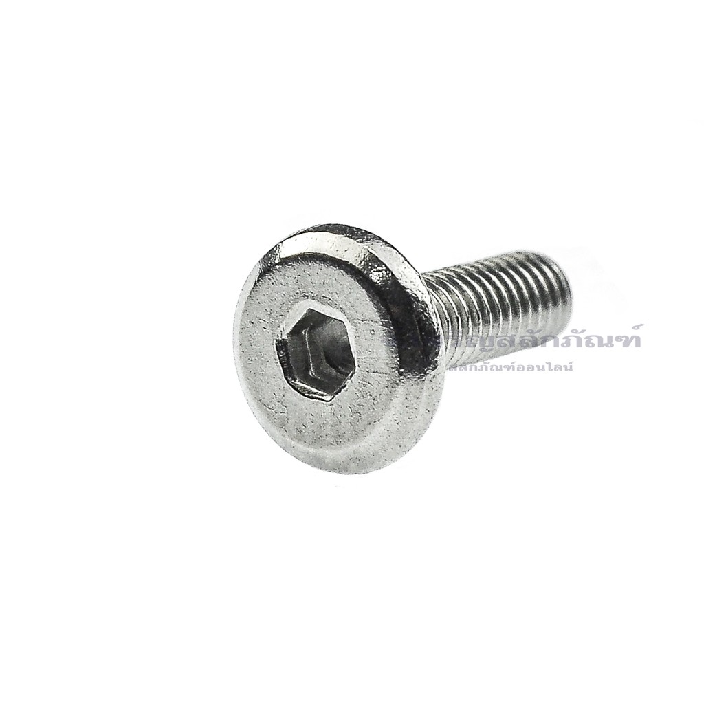 น็อตหัวแบนจมสแตนเลส M3 Socket Flat Head Screw น็อตหัวแบน ประแจแอลขัน ...