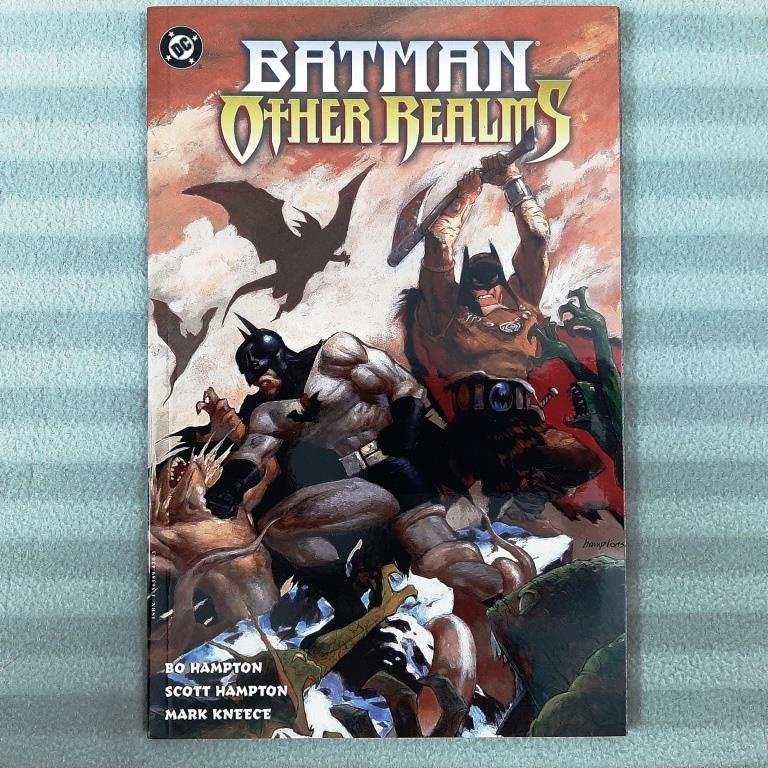 Batman: ภาพพิมพ์ Realms TPB 1 1st (การ์ตูน DC) HTF (Bo Hampton, Scott ...