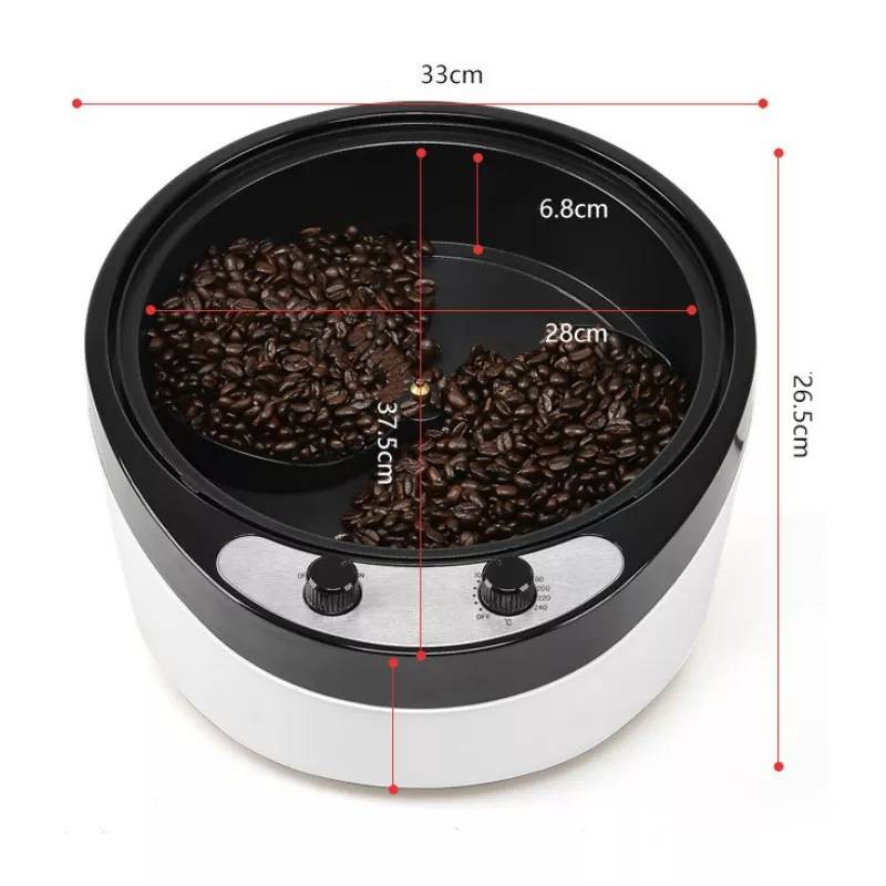 Coffee Bean Baker Roaster Non-stick เครื่องคั่วไฟฟ้า เครื่องคั่วอเนก ...