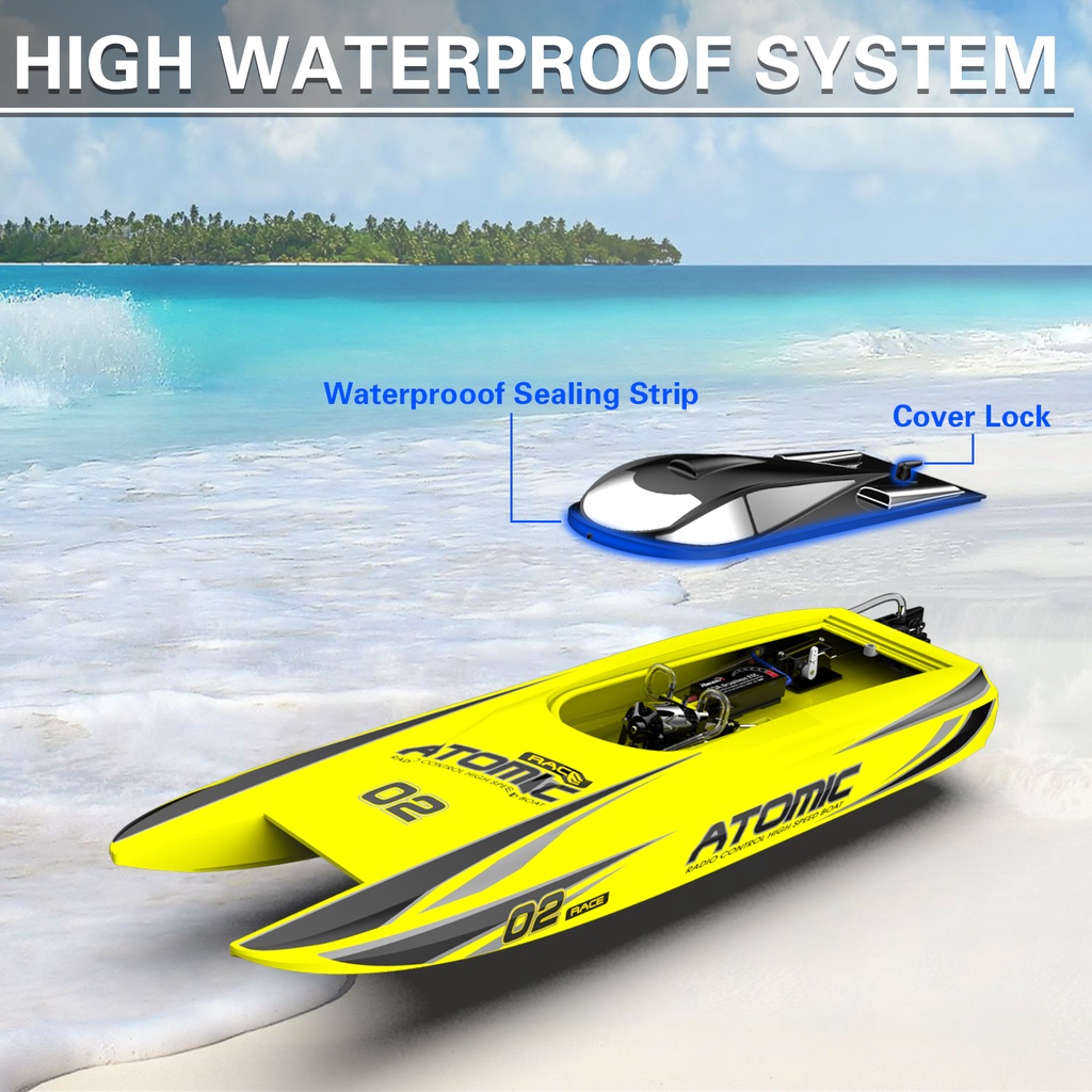 VOLANTEXRC RC Boat Atomic 792-4 PNP/RTR 2.4GHz radio system 64kmh ...