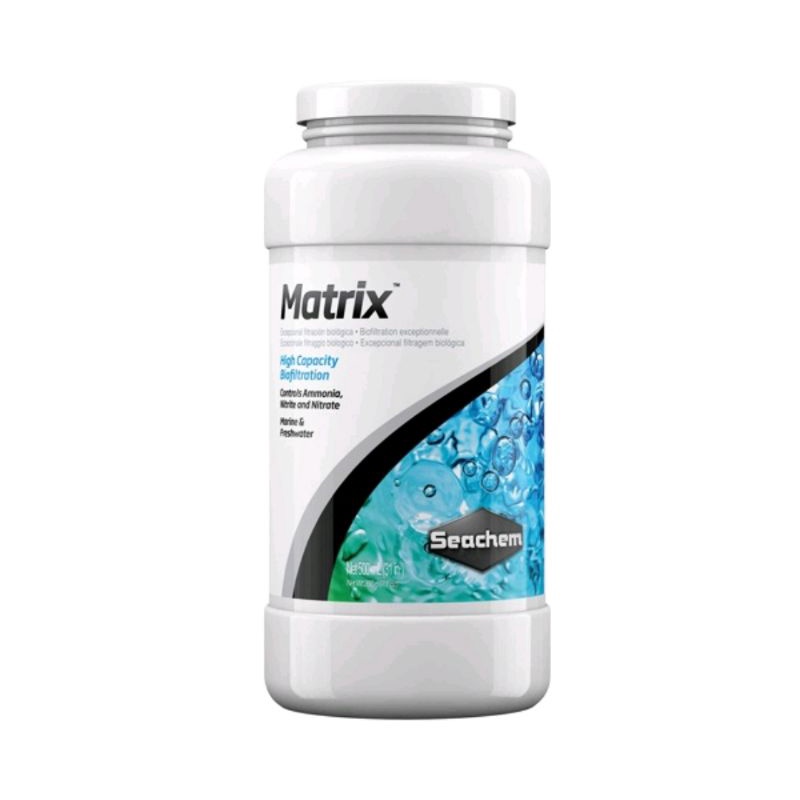 Seachem Matrix 250 ml. 500 ml. วัสดุกรองชีวภาพคุณภาพสูง ใช้กรองได้ทั้ง ...