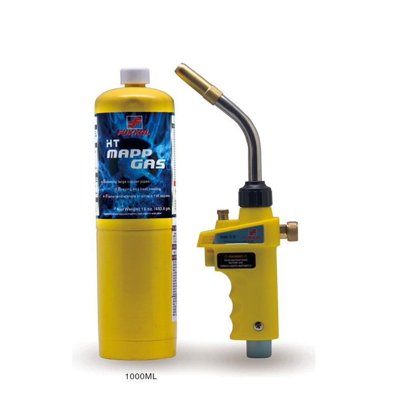 Fukkol HT MAPP Gas & Hand Torch Set แก๊ส เชื่อม ท่อทองแดง ท่อทองเหลือง ...