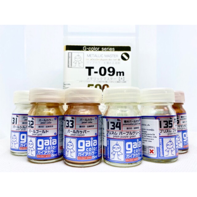 GAIANOTES Pearl Color สีไกอา ไกอา สีมุก สีเมทาลิค gaia gundam gunpla ...