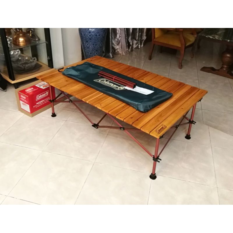 โต๊ะ Coleman Japan Natural Wood Roll Table Vintage/110 โต๊ะ Coleman Japan Natural Wood Roll Table Vintage/110
