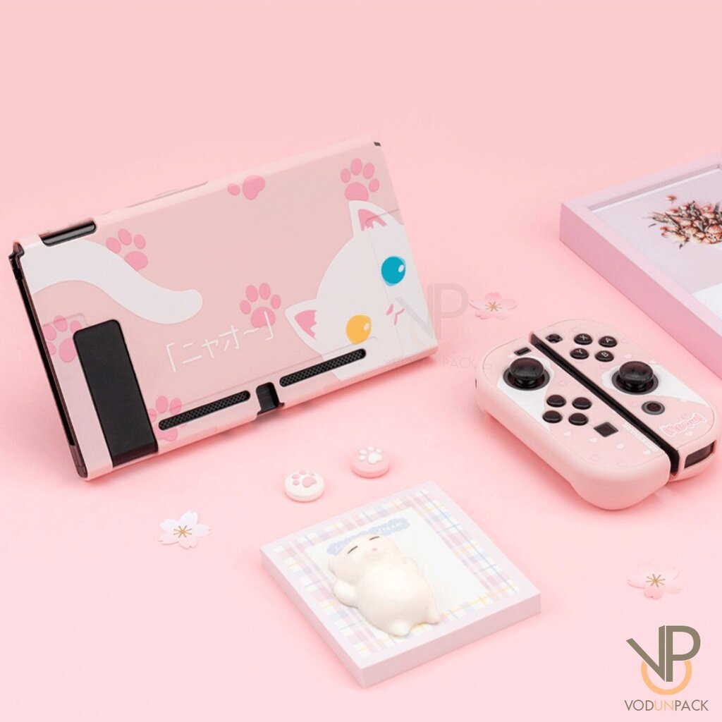 [GeekShare™] เคส Nintendo Switch รุ่นปกติ / OLED Rabbit Angle Devil สกรีนลาย รุ่นปกติ ใส่Dockได้ ...