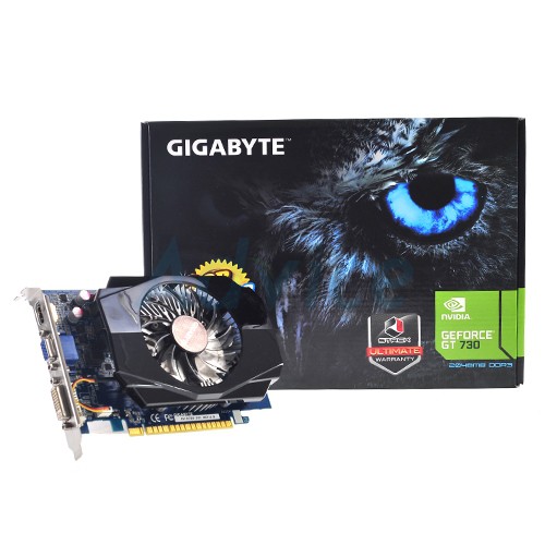 การ์ดจอ Gigabyte GeForce GT 730 2GB DDR3 ( GV-N730D3-2GI ) | Shopee ...