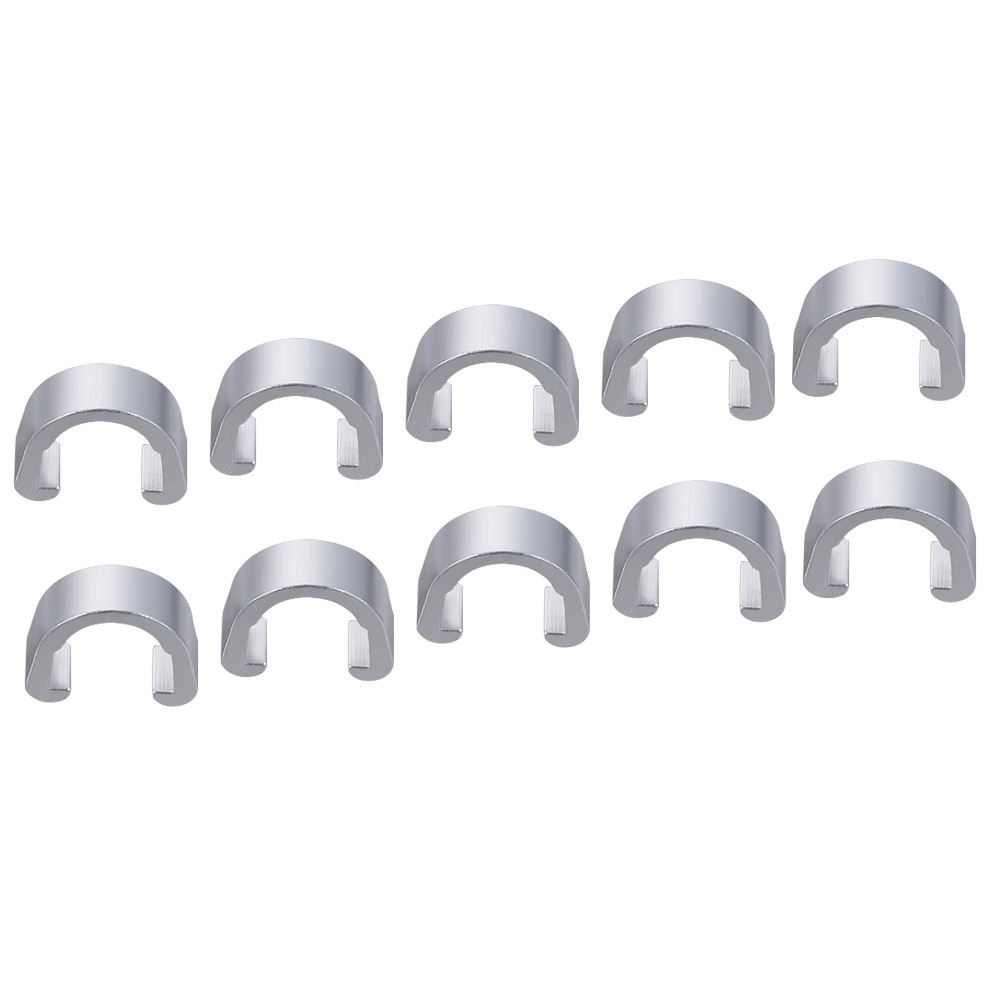 10Pcs Bicycle Frame U Buckle Tubing MTB Clips for Bike Brake Cable ...