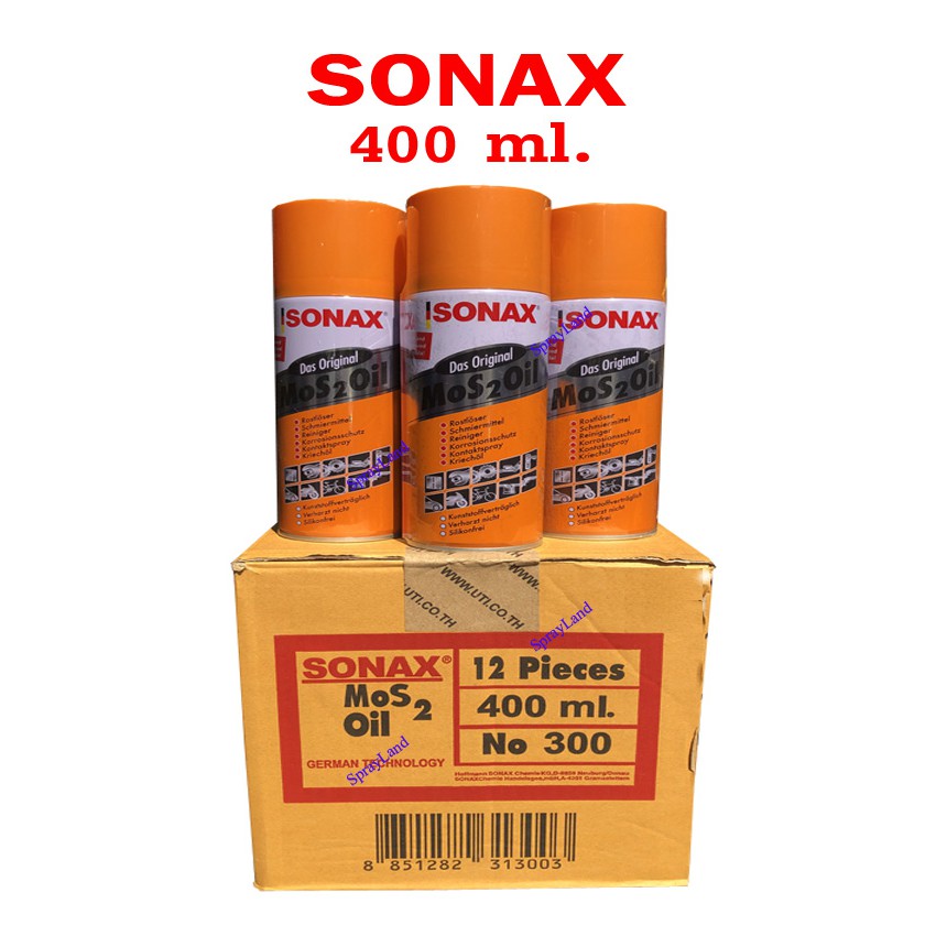 [โหล] SONAX น้ำมันเอนกประสงค์ ขนาด 400ml จำนวน 12 กระป๋อง | Shopee Thailand