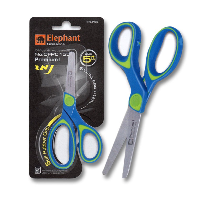 ELEPHANT Office&Household Premium Scissors กรรไกร ตราช้าง รุ่น OFP ...