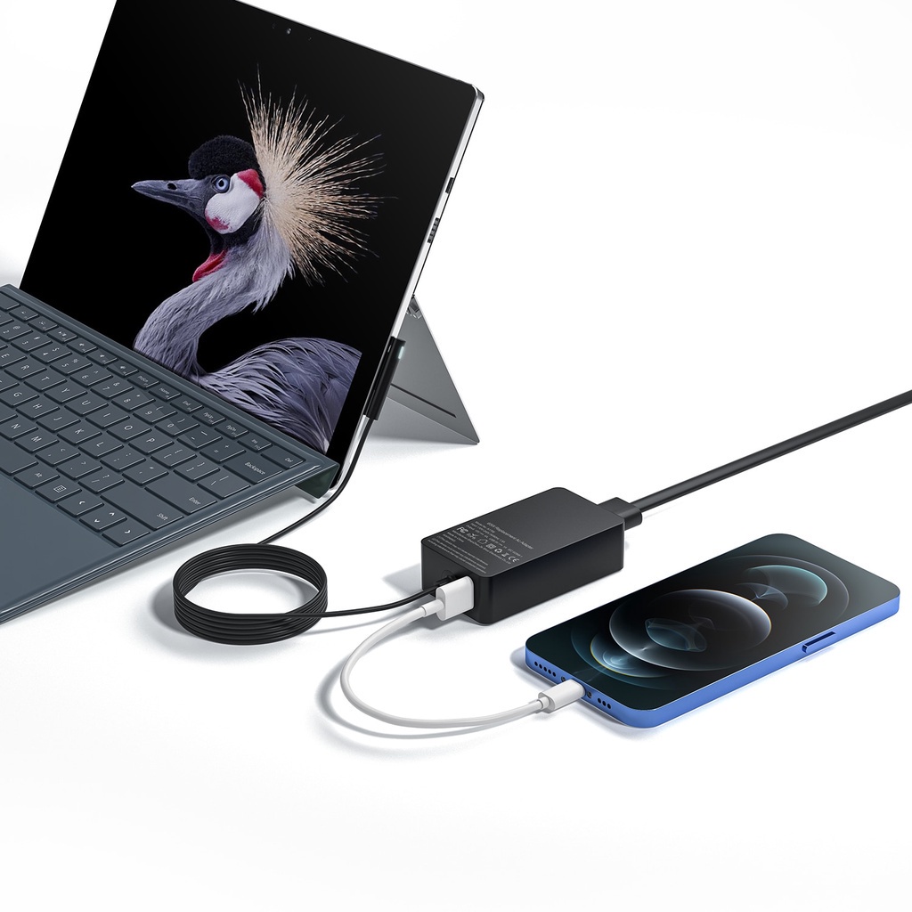 for Microsoft Surface Adapter ของแท้ สำหรับ Pro 3 4 5 6 7 1796 8 9 10 ...