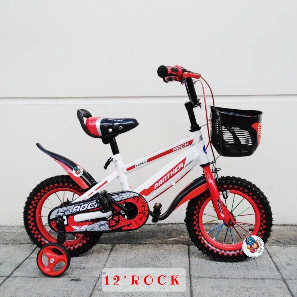 จักรยานเด็ก 12นิ้ว Rock Panther เท่ห์ๆ จักรยานเด็กผู้ชาย จักรยานทรงBMX ...