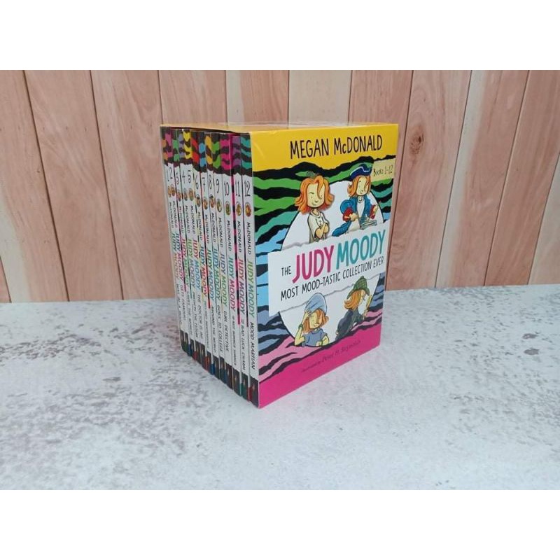 THE JUDY MOODY MOST MOOD-TASTIC COLLECTION EVER by Megan McDonaldChapter book ปกอ่อน ชุด 12 เล่ม ...