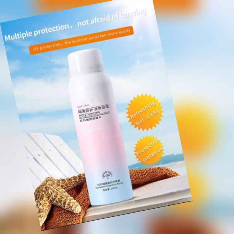 Mo Fall Moisturizing Isolation Protection Spray SPF50 PA+++ สเปรย์กัน ...