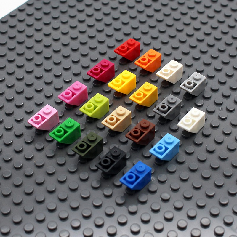 MOC Slope Brick 1x2 Inverted 3665 DIY Enlighten Block Brick ใช้งานร่วม ...