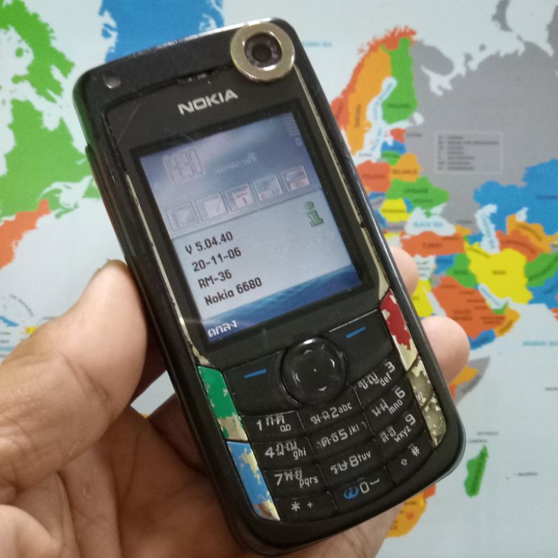Nokia 6680 ฉายา รถเหล็กเปิดประตู เครื่องไทยมือสอง 15 ปี (2006) ไม่อ่าน ...