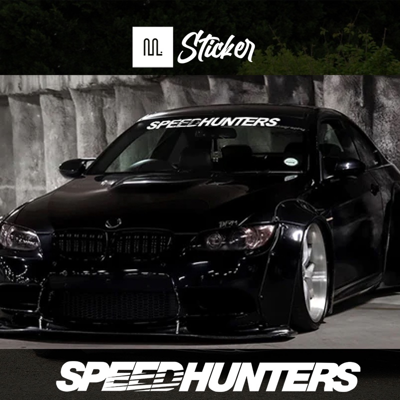 สติกเกอร์รถ ติดหน้ารถ ติดหลังกระจก ญี่ปุ่น JDM Speed hunter ติดรถมอไซค์ ...