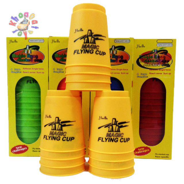 แก้วสแตค (Stack) แก้วเรียงซ้อน Flying Cup | Shopee Thailand