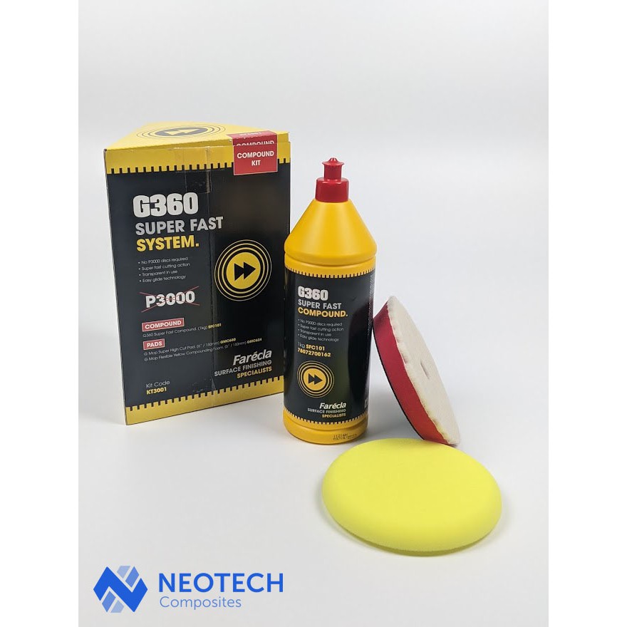 เซ็ตน้ำยาขัด G360 Super Fast Compond 1 set. | Shopee Thailand