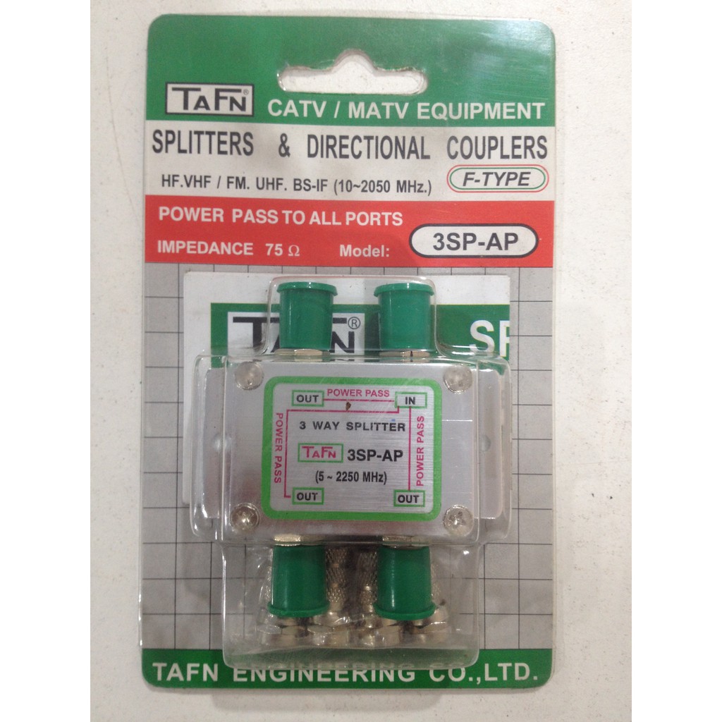 Splitter RG6 F type For LNB or Antenna Directional Couplers Power Pass ...