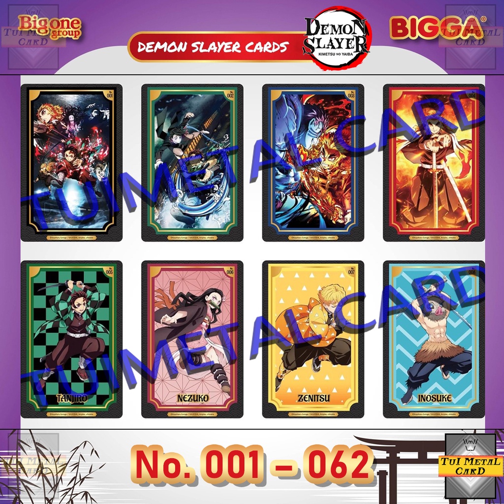 BIGGA DEMON SLAYER CARD บิ๊กก้า การ์ดดาบพิฆาตอสูร ขนมข้าวโพดอบกรอบ ...