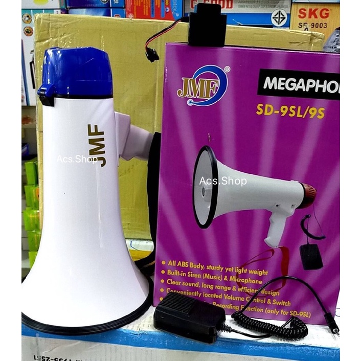 (คละสี) โทรโข่ง ยี่ห้อ JMF รุ่น SD - 9SL / 9S | Shopee Thailand