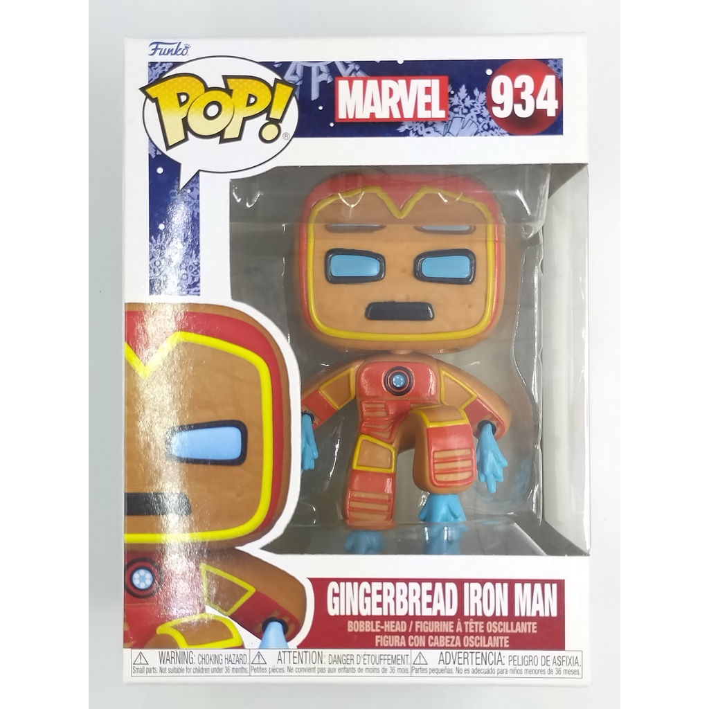 Funko Pop Marvel Holiday - Gingerbread Iron Man : 934 | Shopee Thailand