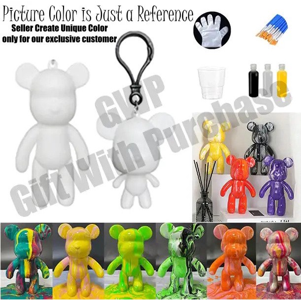 พร้อมการซื้อ Mini Violent Bear Bricks Random Color Made (+-7cm) พร้อม ...