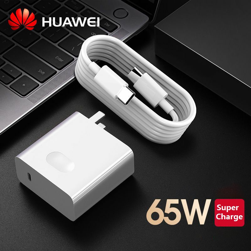 Huawei 65W ของแท้ 100% ที่ชาร์จ USB C เป็น C P40 Pro Mate Xs P30 Mate30 Pro MateBook 65W CP1 PD ...
