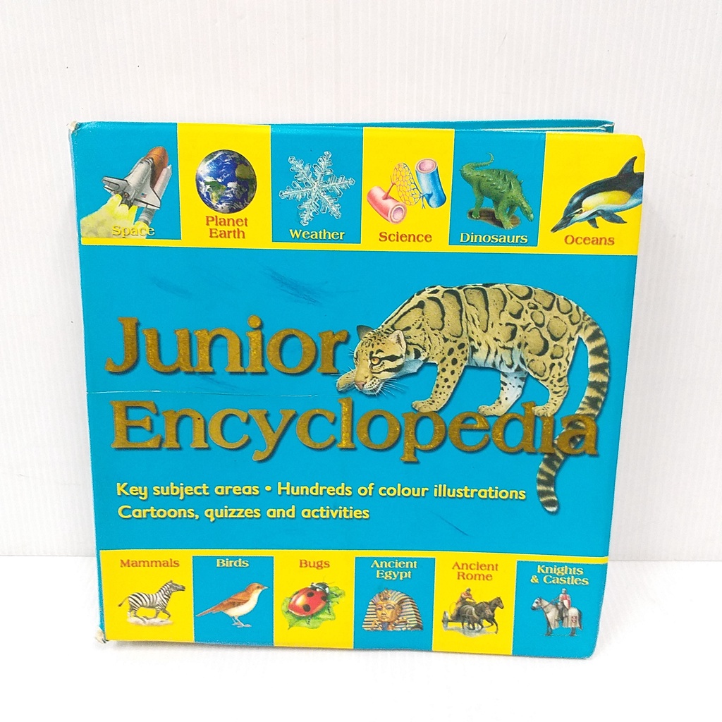Junior Encyclopedia หนังสือภาษาอังกฤษ มือสอง Non-fiction หนังสือความรู้ หนังสือสารานุกรม หนา ...