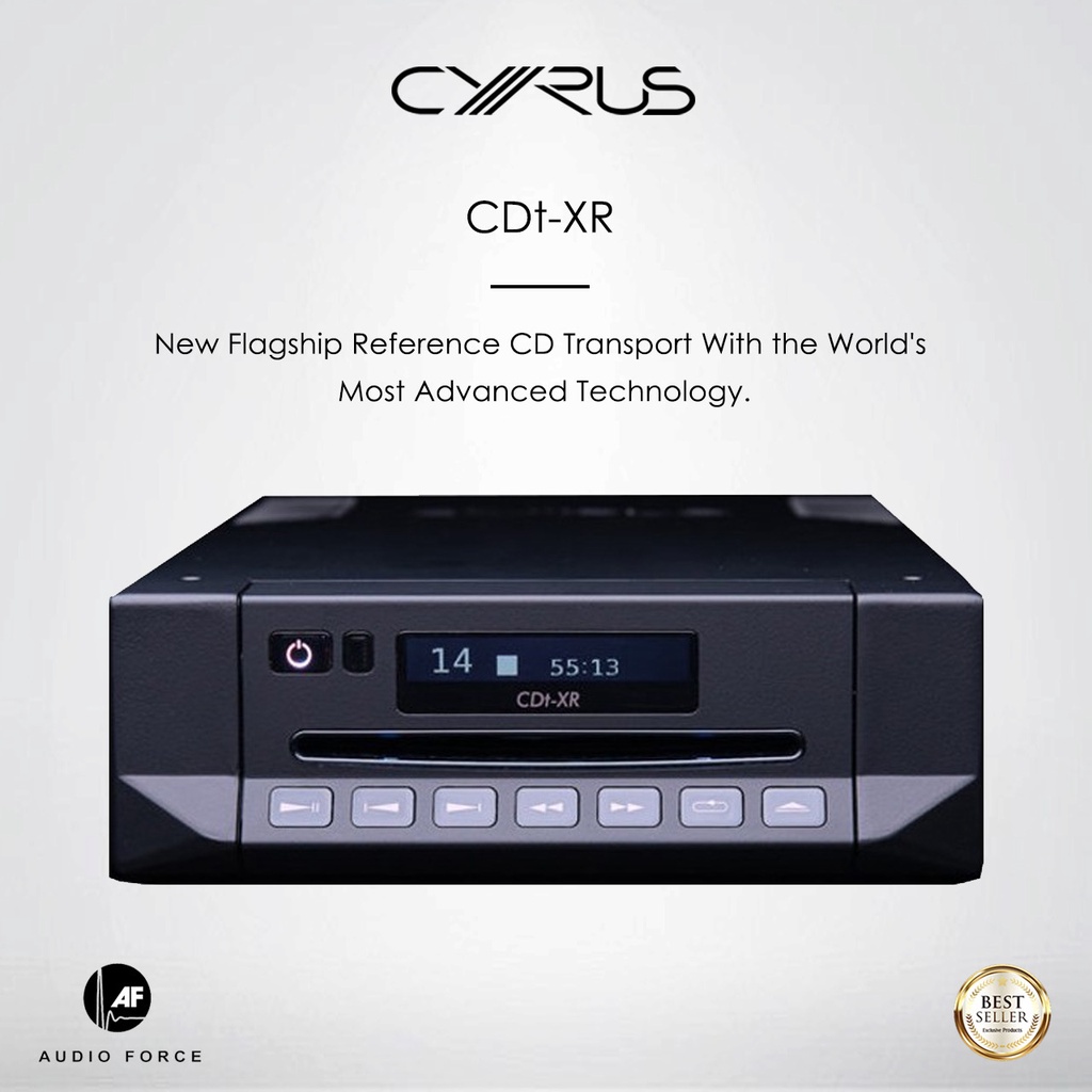 CYRUS CDt-XR : New Flagship Reference CD Transport With The World's Most Advanced Technology ...