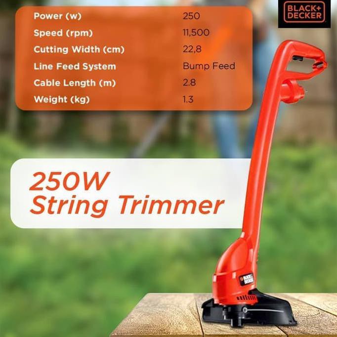 Hot Gl 260 Black Decker 250w Trimmer Gl260 อุปกรณ์เครื่องมือสําหรับใช้ ...
