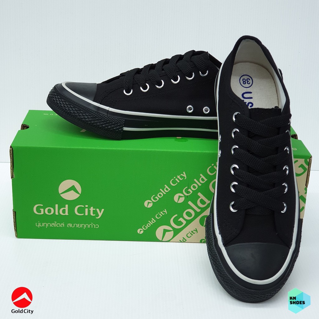 รองเท้าผ้าใบ รองเท้าผ้าใบลำลอง โกล์ด ซิตี้ Gold city Goldcity 1207 ขนาด 38-45 | Shopee Thailand