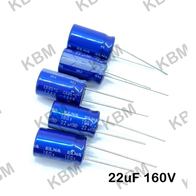 Capacitor (คาปาซิเตอร์) 22uF 160V 22uF 200V 22uF 200V 22uF 250V 22uF ...