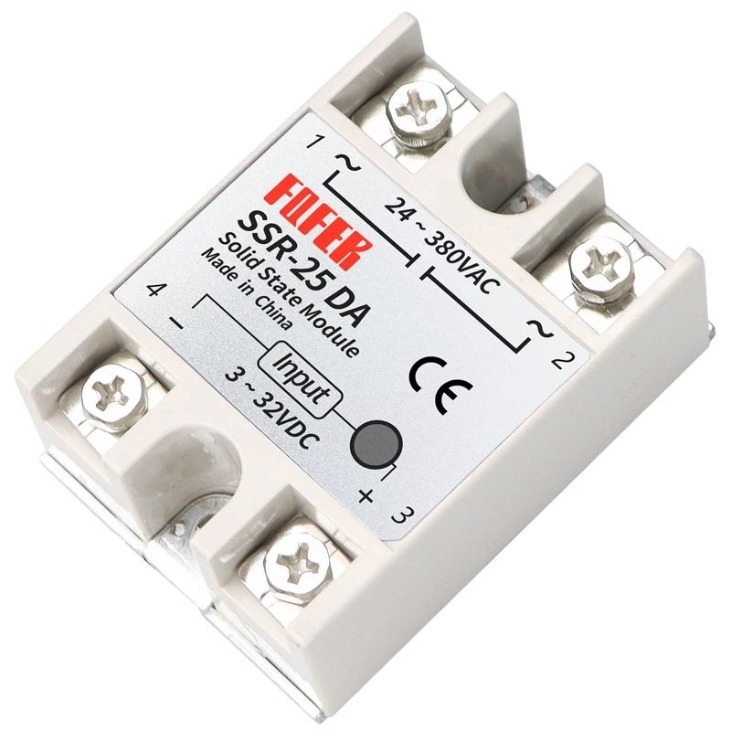 SSR-10DA SSR-25DA SSR-40DA 10A 25A 40A Solid State Relay โมดูล 3-32V DC ...