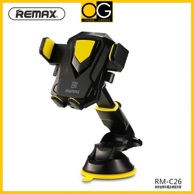 Remax RM-C26 Transformer Car & Desktop Phone Holder | Shopee Thailand