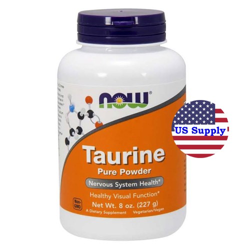 USA ทอรีน (ผง 227g) Taurine Pure Powder [Exp.04/2027] NOW FOODS ...