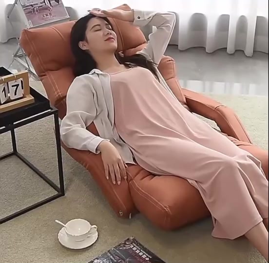 DUDEE โซฟาญี่ปุ่นนั่งพื้น รุ่น DD147 สไตล์มินิมอล ปรับระดับเอนได้ 42ระดับ | Shopee Thailand