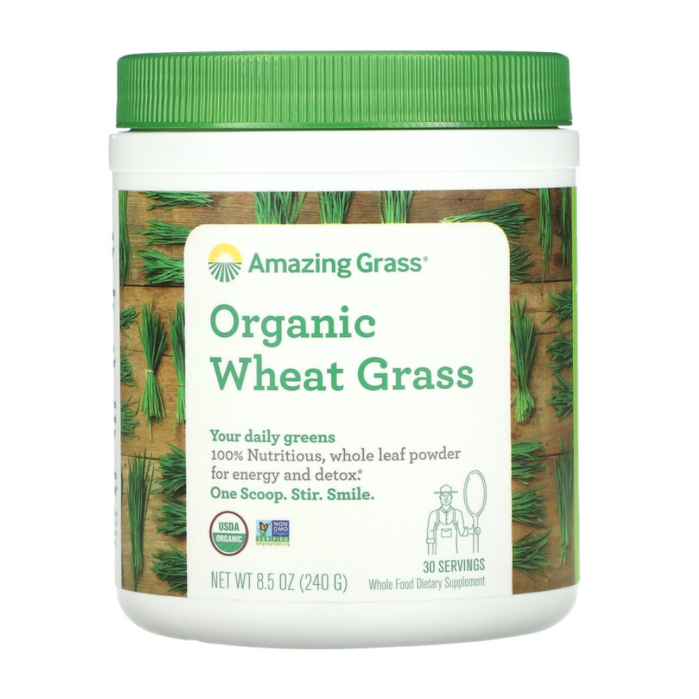 Amazing Grass, Organic Wheat Grass, 8.5 oz (240 g) | Shopee Thailand