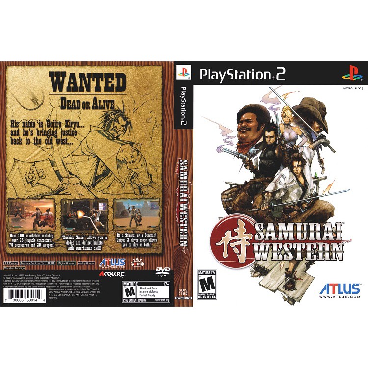SAMURAI WESTERN [PS2 US : DVD5 1 Disc] | Shopee Thailand