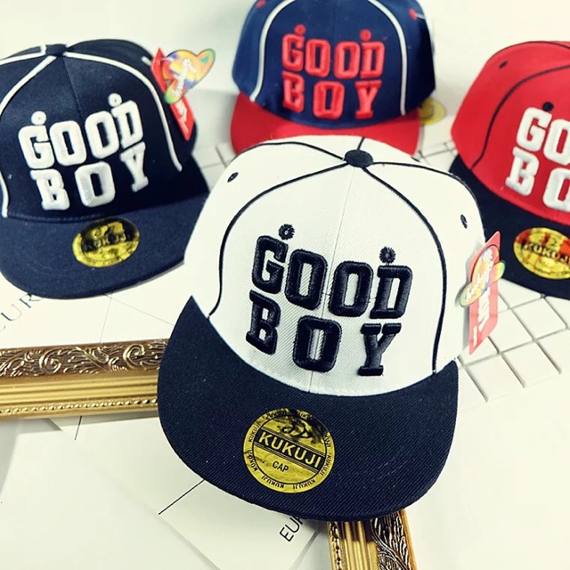 หมวกเด็กฮิปฮอปหมวกเด็กโต hat good boy | Shopee Thailand