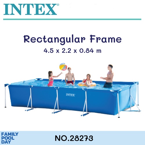 Intex28273 สระน้ำintex ขนาด4.5x2.2x0.84m ส่งฟรี | Shopee Thailand