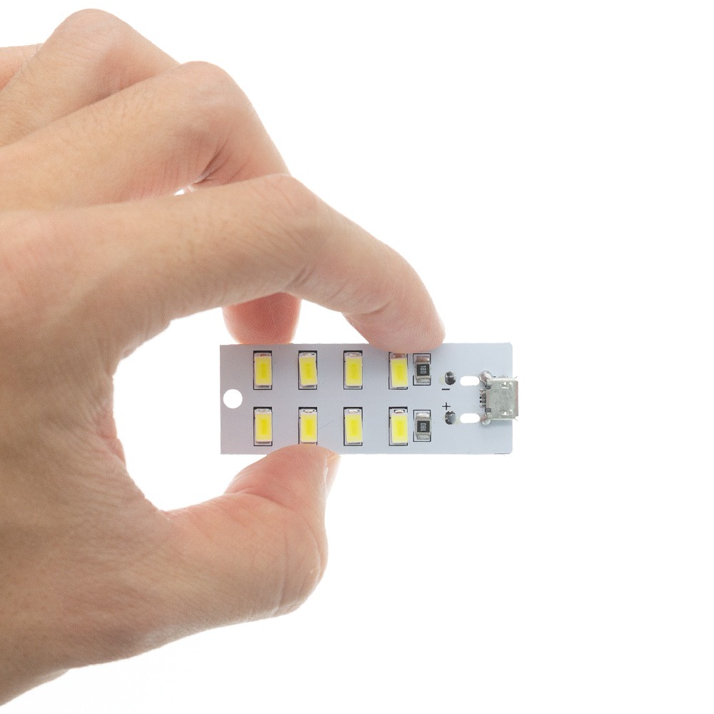 แผงไฟฉุกเฉิน LED 5730 smd 5V 430mA~470mA สีขาว Mirco USB 5730 คุณภาพสูง | Shopee Thailand